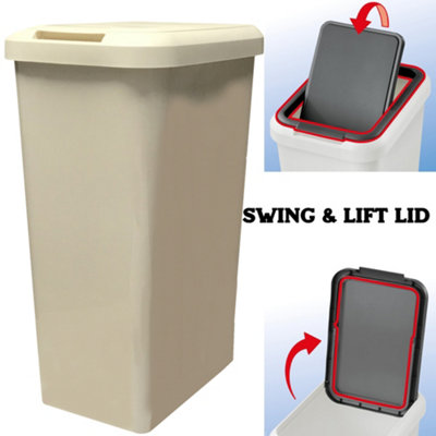 Kitchen Bin Touch and Lift Rectangle Swing Bin as a Kitchen Waste ...
