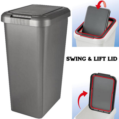 Kitchen Bin Touch and Lift Rectangle Swing Bin as a Kitchen Waste ...