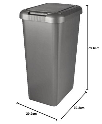 Kitchen Bin Touch and Lift Rectangle Swing Bin as a Kitchen Waste ...