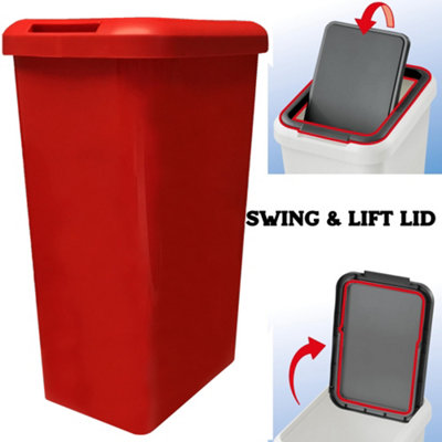 Kitchen Bin Touch and Lift Rectangle Swing Bin as a Kitchen Waste ...