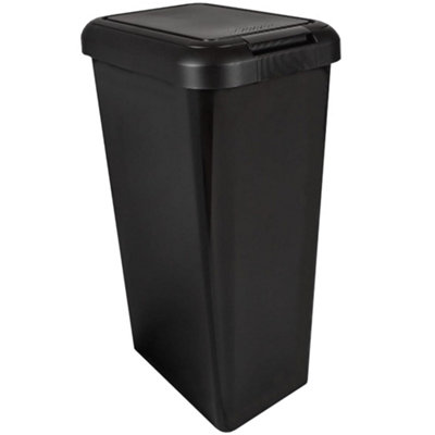 Kitchen Bin Touch and Lift Rectangle Swing Bin Waste Rubbish Recycle ...
