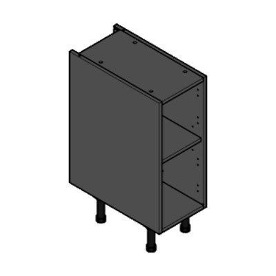 Kitchen Cabinet Base Unit With Legs - W 300 x H 870mm - Anthracite