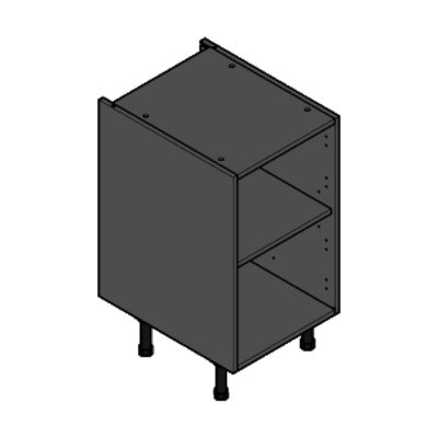 Kitchen Cabinet Base Unit With Legs - W 450 x H 870mm - Anthracite