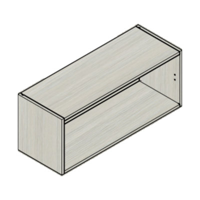 Kitchen Cabinet Bridging Wall Unit - W 1000 x H 360mm - Urban Oak
