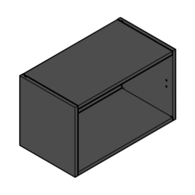 Kitchen Cabinet Bridging Wall Unit - W 600 x H 360mm - Anthracite