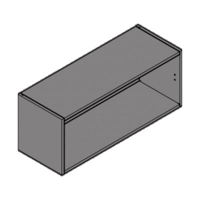 Kitchen Cabinet Bridging Wall Unit - W 900 x H 360mm - Dust Grey