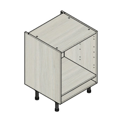Kitchen Cabinet Built Under Oven Base Unit With Legs - W 600 x H 870mm ...