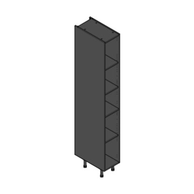 Kitchen Cabinet Tall Larder Unit With Legs - W 300 x H 2300mm - Anthracite