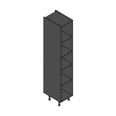 Kitchen Cabinet Tall Larder Unit With Legs - W 400 x H 2300mm - Anthracite