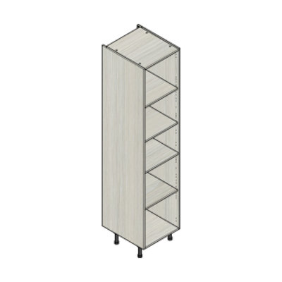 Kitchen Cabinet Tall Larder Unit With Legs - W 500 x H 2300mm - Urban Oak