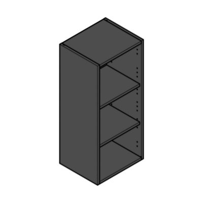 Kitchen Cabinet Tall Wall Unit - W 400 x H 900mm - Anthracite