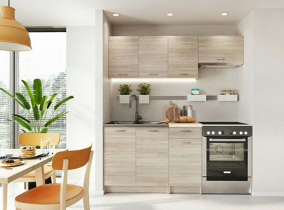 Oak kitchen cabinets b&q store
