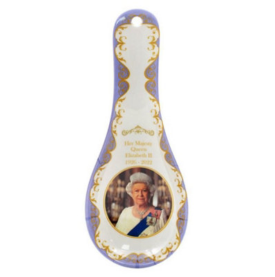 Kitchen, Dining Table spoon Rest. Souvenir Commemorating HM Queen ...