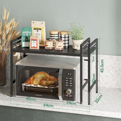 Kitchen Expandable Microwave Stand