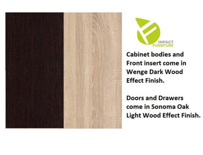 Kitchen Extractor Fan Housing Unit Wall Cabinet 600mm Storage Cupboard ...