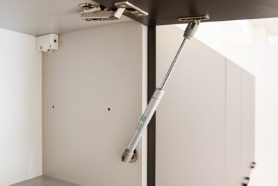 Kitchen Extractor Housing Wall Unit 600mm Cabinet 60cm Cupboard Dark ...