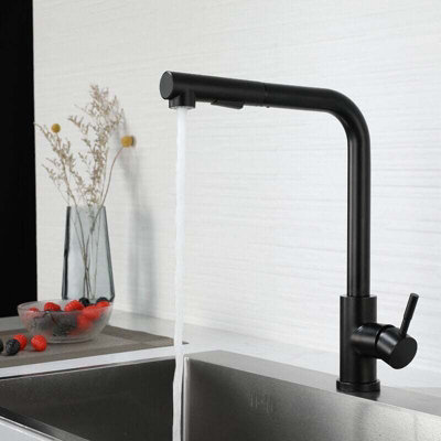 Kitchen faucet with black shower, kitchen faucet with pullout shower ...