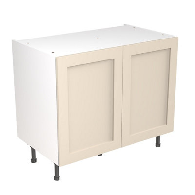 Kitchen Kit Base Unit 1000mm w/ Shaker Cabinet Door - Ultra Matt ...