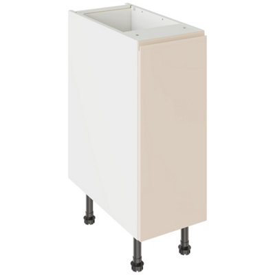 Kitchen Kit Base Unit 300mm w/ J-Pull Cabinet Door - Super Gloss Cashmere