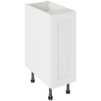 Kitchen Kit Base Unit 300mm w/ Shaker Cabinet Door - Ultra Matt White