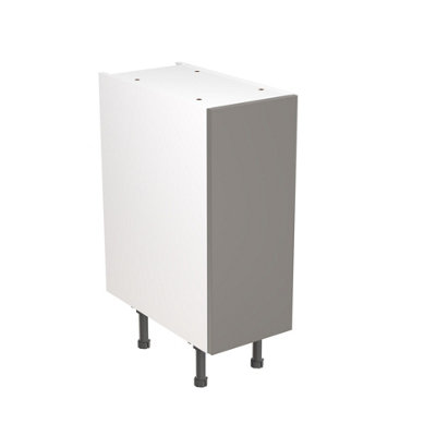 Kitchen Kit Base Unit 300mm w/ Slab Cabinet Door - Super Gloss Dust Grey