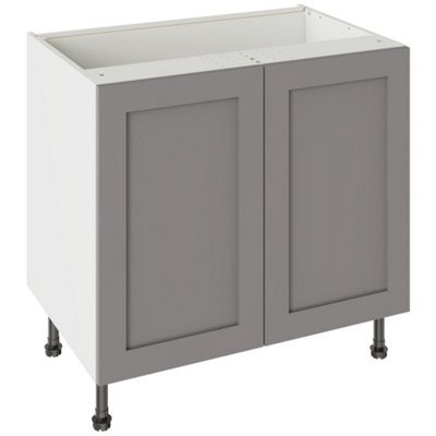 Kitchen Kit Base Unit 900mm w/ Shaker Cabinet Door - Ultra Matt Dust Grey