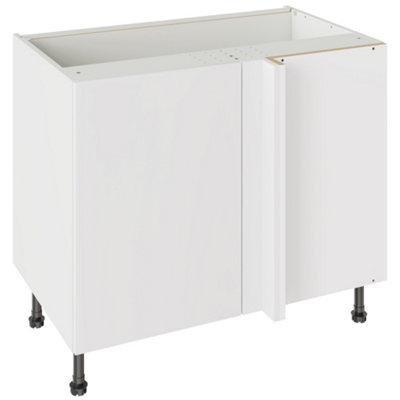 Kitchen Kit Base Unit Blind Corner 1000mm w/ Slab Cabinet Door - Super ...