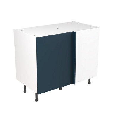 Kitchen Kit Base Unit Blind Corner 1000mm w/ Slab Cabinet Door - Ultra ...