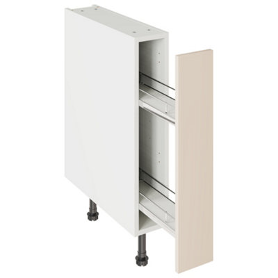 Kitchen Kit Base Unit with Pull Out Storage 150mm w/ Slab Cabinet Door ...