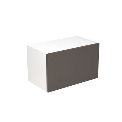 Kitchen Kit Bridging Wall Unit 600mm Slab - Super Matt Graphite