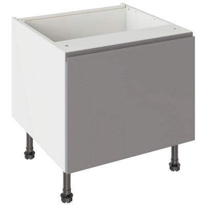Kitchen Kit Dust Grey Matt J-Pull Door Belfast Sink Base Unit Cabinet ...