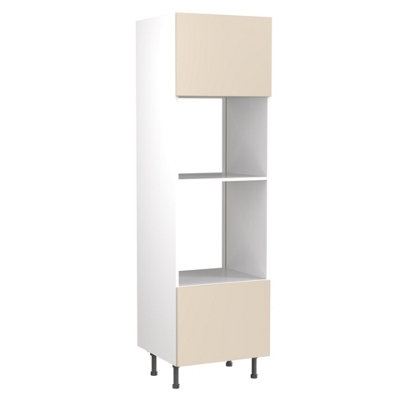Kitchen Kit Oven & Microwave Tall Housing Unit 600mm w/ Slab Cabinet ...
