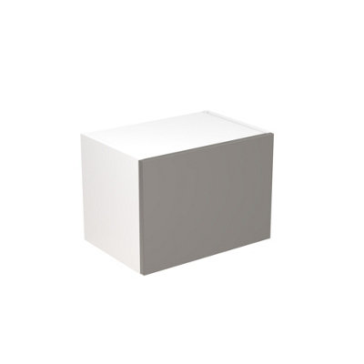 Kitchen Kit Wall Unit Bridge Panel 500mm Slab - Super Gloss Dust Grey