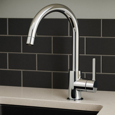 Kitchen Mixer Tap Sink Tap - Mono Single Lever - Modern Stylish Design ...