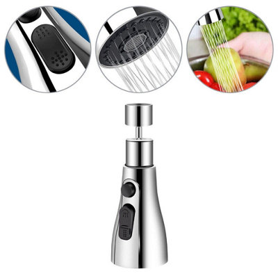 Kitchen Sink Faucet, Water Tap Spray Head 360 Swivel Sprayer Nozzle