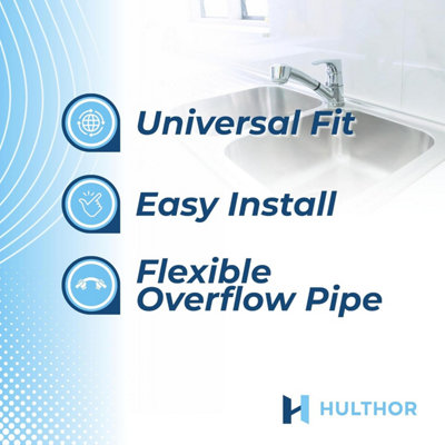 Kitchen Sink Overflow Kit Plug with Chain and Overflow Ideal Kitchen ...