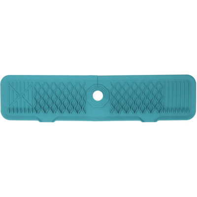 Kitchen sink splash guard 24 inch faucet mat handle drip catcher for ...