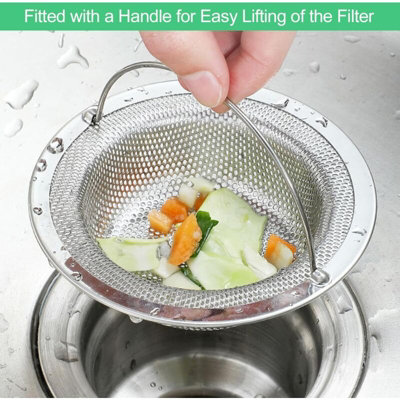 Kitchen Sink Stopper, Shower Hair Filter, Kitchen Sink Grid, Stainless ...