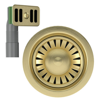 Kitchen Sink Waste Kit 90mm Sink Overflow Kit with Fittings Sink ...