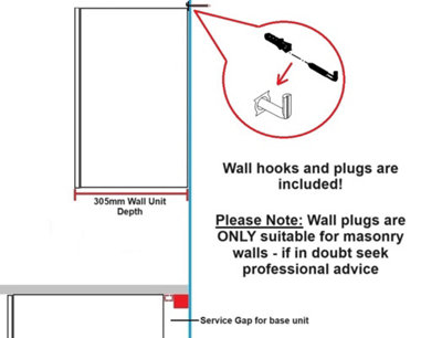 Kitchen Wall Unit 600mm Extractor Fan Housing Cabinet Light Grey Gloss ...