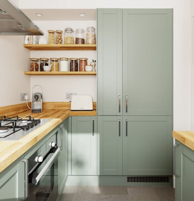 22 green kitchen ideas at B&Q