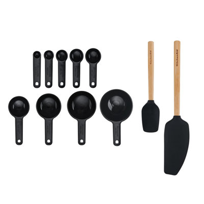 KitchenAid 11pc Kitchen Utensil Onyx Black