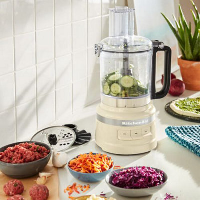 KitchenAid 2.1L Almond Cream Food Processor | DIY at B&Q