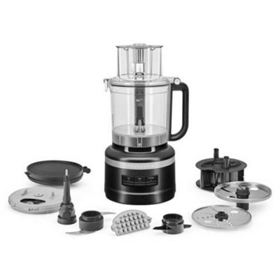 KitchenAid 3.1L Matte Black Food Processor | DIY at B&Q
