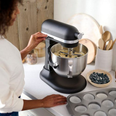 KitchenAid Artisan Cast Iron Black 6.6L Bowl Lift Food Mixer