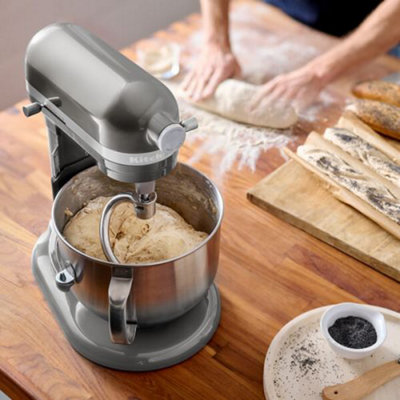 KitchenAid Artisan Contour Silver 6.6L Bowl Lift Food Mixer