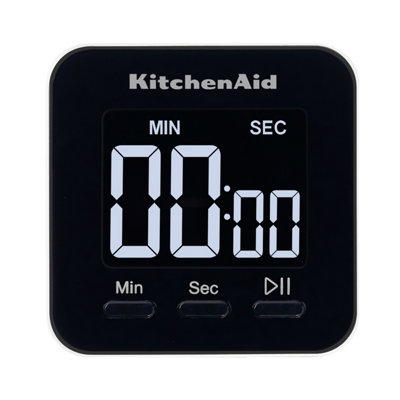 KitchenAid Digital Cooking Timer with Magnet and Backlight, 100 Minute ...