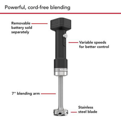 KitchenAid Go Cordless Hand Blender Without Battery
