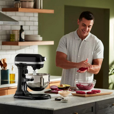 KitchenAid Heavy Duty Stand Mixer 5.2L Onyx Black, Bowl-Lift Design, 11 ...