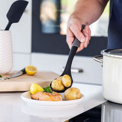 KitchenAid Soft Grip Basting Spoon Charcoal Grey